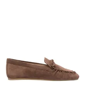 STUART WEITZMAN Round-toe Loafers - Brown