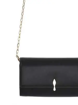 CHRISTIAN LOUBOUTIN Bettina Chain Wallet - Black