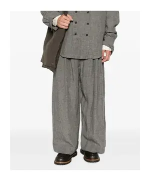 ZIGGY CHEN Check-pattern Trousers