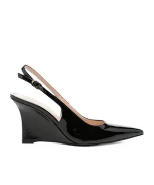 STUART WEITZMAN Pointed-toe High-heeled Sandals - Black