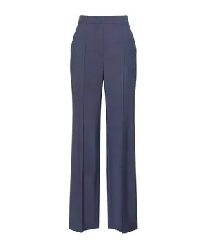 Max Mara Casual Pants With Belt Loops - Blue