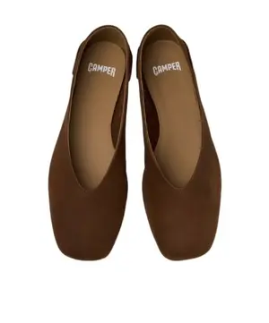 Camper Casi Myra Nubuck Leather Ballet Flats