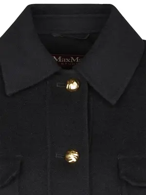 Max Mara Regular Fit Varsity Jacket With Button Closure And Pocket Detailing - No
