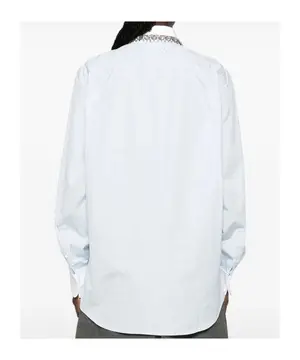 Prada Embellished Collar Shirt
