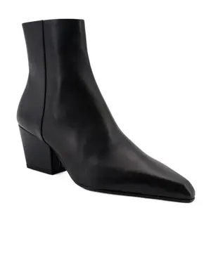Paris Texas Jane Pointed-toe Leather Ankle Boots