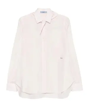 Prada Prada Silk Poplin Shirt No