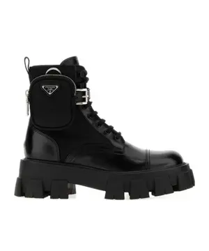 Prada Monolith Pocket Platform Boots