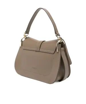 Furla Arch-logo Leather Shoulder Bag