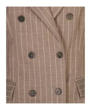 P.a.r.o.s.h Double-breasted Pinstripe Blazer