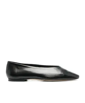 AeydĒ Round-toe Flats - Black