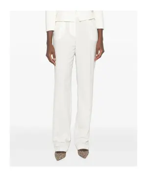 Elisabetta Franchi Pressed-crease Straight-leg Trousers