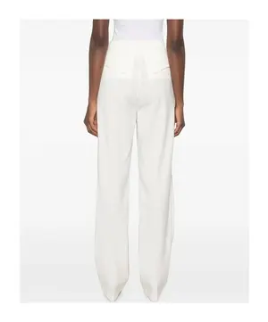 Elisabetta Franchi Pressed-crease Straight-leg Trousers