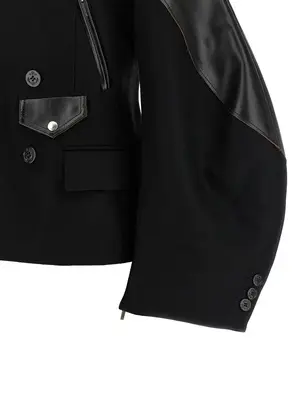 Sacai Melton Wool Jacket