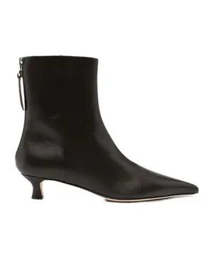 AeydĒ Pointed-toe Ankle Boots - Mocha Brown