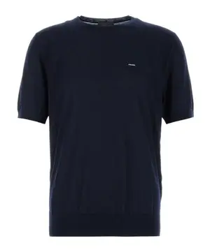Prada Short-sleeved Knitted Jumper