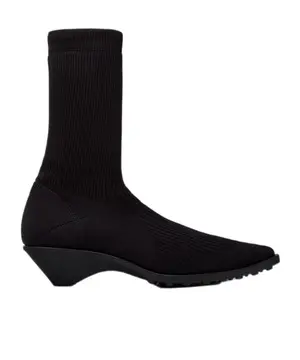 Camper X Issey Miyake Anna Tencel Lyocell And Recycled Engineered Materials Ankle Boots For - Black