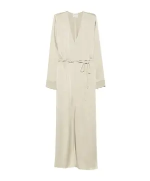 FORTE_FORTE Long-sleeved Dress - Nude