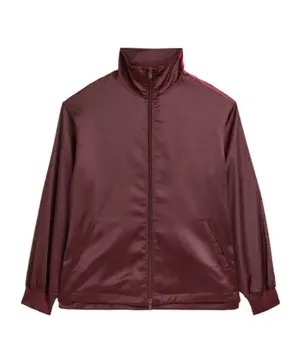 Y3 Satin Gradient 3 Stripes Track Top - Night Red