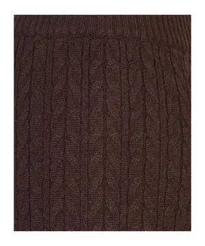 Agnona Ribbed Knit Casual Trousers