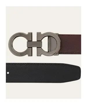 FERRAGAMO Reversible Gancini Belt