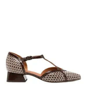Chie Mihara Pointed-toe High-heeled Sandals - Choco