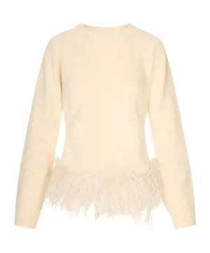 P.a.r.o.s.h Long-sleeved Knitted Pullover - Nude