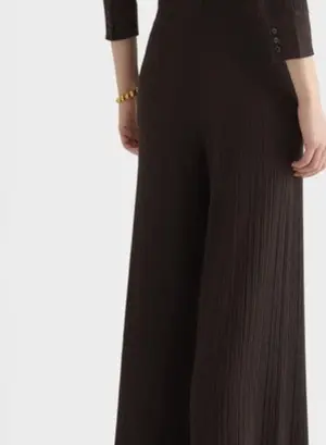 Agnona Straight-leg Ribbed Casual Pants