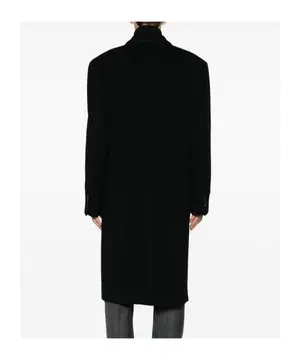 LARDINI Double-breasted Peaked-lapel Coat