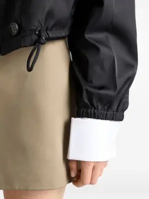 Prada Button-up Drawstring Jacket