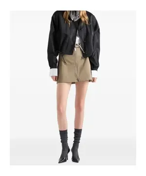 Prada Button-up Drawstring Jacket