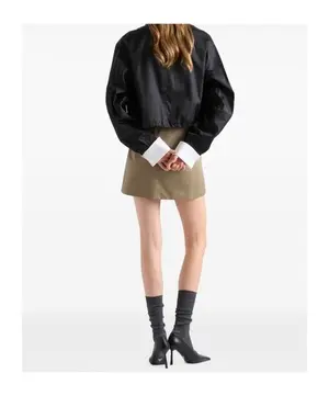 Prada Button-up Drawstring Jacket