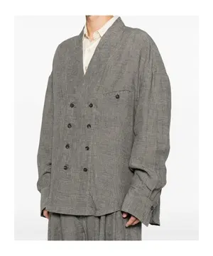 ZIGGY CHEN Prince Of Wales Double-breasted Jacket