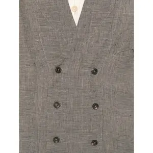 ZIGGY CHEN Prince Of Wales Double-breasted Jacket