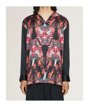 Y3 Graphic-print Button-down Shirt