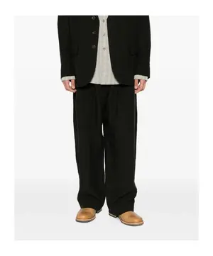 ZIGGY CHEN Pleated Buttoned Trousers