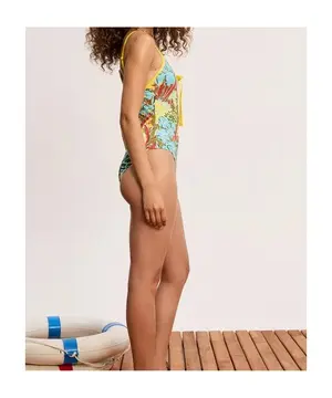 ALEMAIS Lace-up One-piece Swimsuit