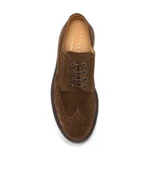 HENDERSON BARACCO Lace-up Low-top Casual Shoes - Coffe