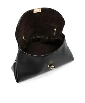 FERRAGAMO Gancini Flap Shoulder Bag