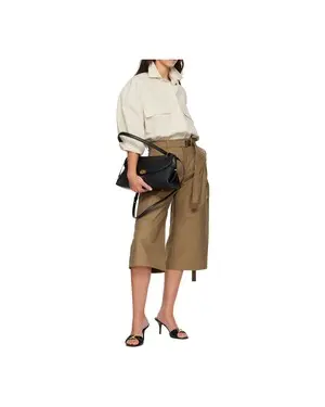 FERRAGAMO Gancini Flap Shoulder Bag