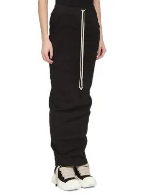 Rick Owens Drawstring Midi Skirt