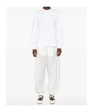 Cecilie Bahnsen Long-sleeved T-shirt With Patterned Back