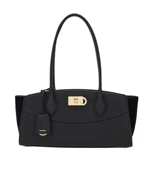 FERRAGAMO Top-handle Handbag - Black