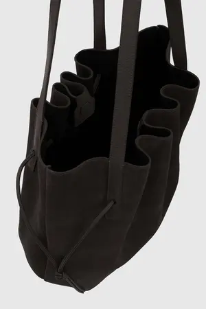 Yuzefi Scallop Tote Ganache Suede