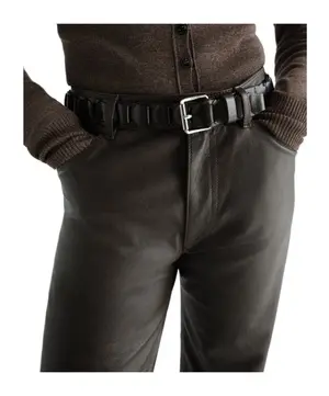 LEMAIRE Link Belt In Vegetable-tanned Leather