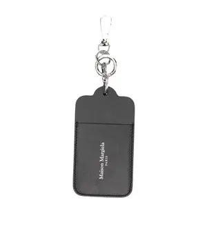 MAISON MARGIELA Logo-print Leather Keyring