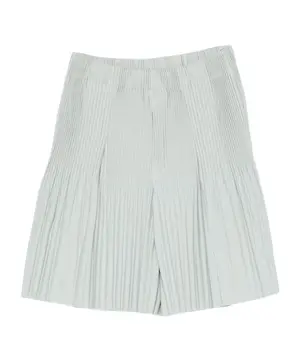 Issey Miyake Pleated Shorts - Grey