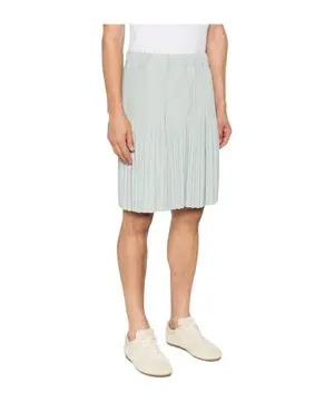Issey Miyake Pleated Wide Leg Shorts