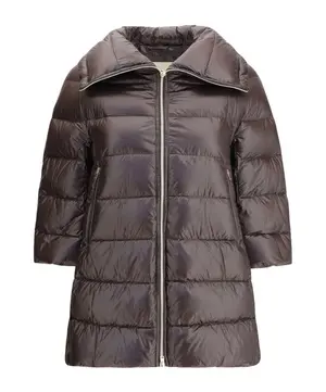 Herno Cleofe Cropped-sleeve Down Jacket - Black