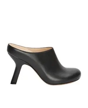 Loewe Round-toe Heeled Clogs - Black