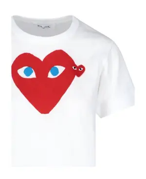 Play Comme Des Garcon Comme Des Garçons Play Heart Logo T-shirt